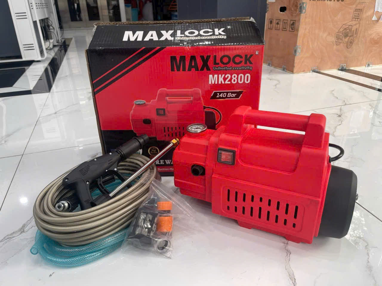 Máy Rửa Xe 2800W Maxlock MK2800